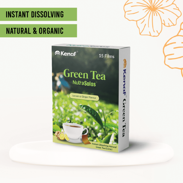 Green Tea Dissolving Films - Instant & 100% Natural - Kenaf Healthcare