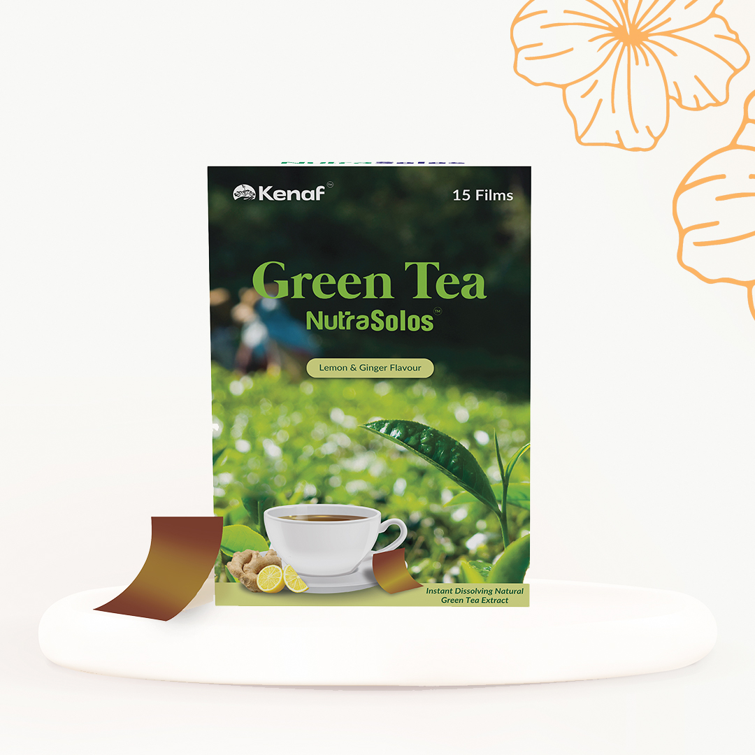 Green Tea Dissolving Films - Instant & 100% Natural - Kenaf Healthcare